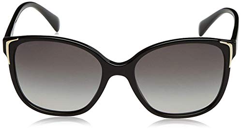 Prada PR01OS Sunglasses-Gray Gradient lens Black (1AB3M1)-55mm