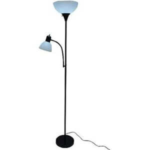 mainstays 72” combo floor lamp, black