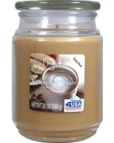 mainstays scented candles, hazelnut cream, 20 oz