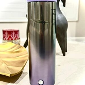 Starbucks Green/Purple/Silver Vacuum Insulated Stainless Steel Tumbler 20 Fl Oz