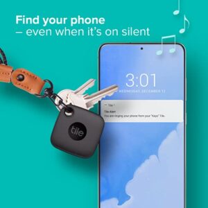 Tile Mate (2022). Bluetooth Tracker, Keys Finder and Item Locator for Keys, Bags and More; Up to 250 ft. Range. Water-Resistant. Phone Finder. iOS and Android Compatible. 2 count (pack of 1)