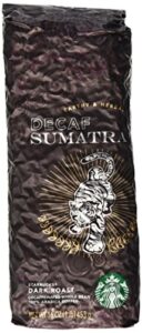 starbucks decaf sumatra, whole bean coffee (1lb)