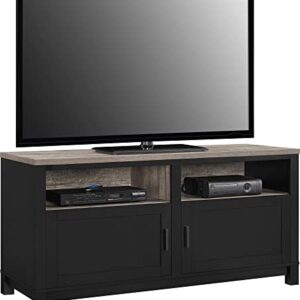 Ameriwood Home Carver TV Stand for TVs up to 60" Wide, Black