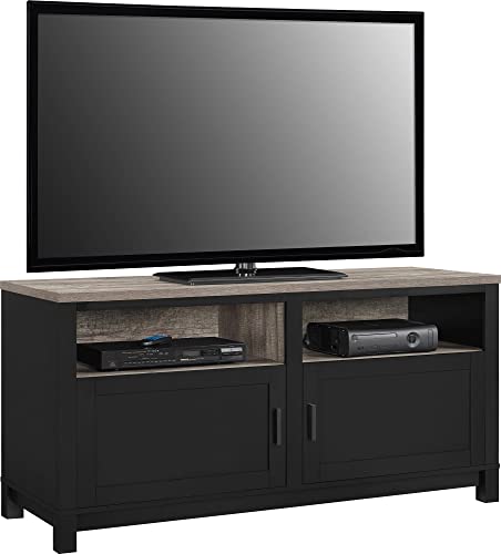 Ameriwood Home Carver TV Stand for TVs up to 60" Wide, Black