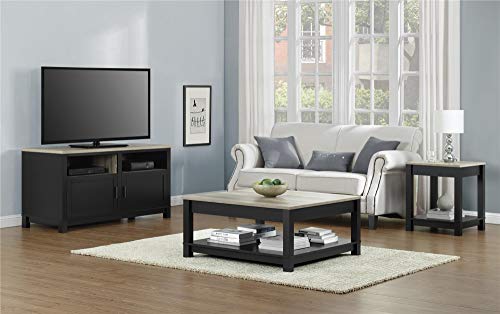 Ameriwood Home Carver TV Stand for TVs up to 60" Wide, Black