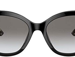 Prada 0PR 02WS Black Frame/Grey Gradient Lens One Size