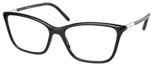 prada pr 08wv women’s eyeglasses black 55