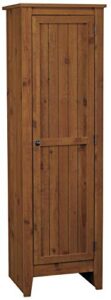 ameriwood home single door pantry, old fashioned pine