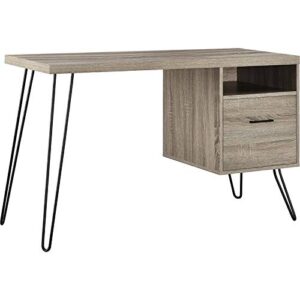 ameriwood home landon desk, weathered oak