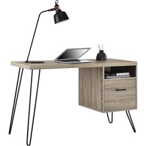 Ameriwood Home Landon Desk, Weathered Oak