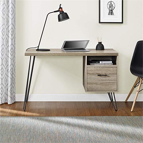 Ameriwood Home Landon Desk, Weathered Oak