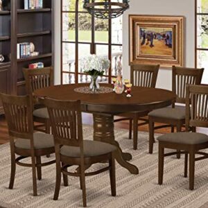 East West Furniture KEVA7-ESP-C Dining Set, 7-Piece