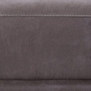 Signature Design by Ashley Clonmel Microfiber Extra Wide Manual Reclining Loveseat, Gray