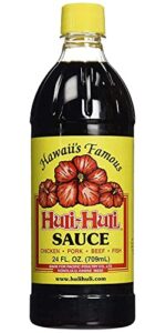 world market hawaii’s famous huli-huli sauce – hawaiian bbq sauce – meat rub bbq marinade sauce and steak seasoning – 24 ounce – 1 pack