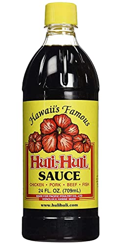 World Market Hawaii's Famous Huli-Huli Sauce - Hawaiian BBQ Sauce - Meat Rub BBQ Marinade Sauce and Steak Seasoning - 24 Ounce - 1 Pack