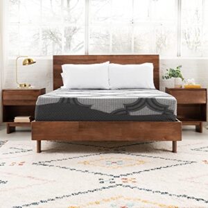 signature design by ashley ashley hybrid 12″ firm mattress, certipur-us certified gel foam, queen