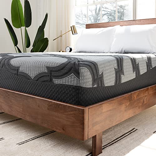 Signature Design by Ashley Ashley Hybrid 12" Firm Mattress, CertiPUR-US Certified Gel Foam, Queen