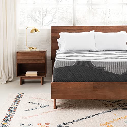 Signature Design by Ashley Ashley Hybrid 12" Firm Mattress, CertiPUR-US Certified Gel Foam, Queen