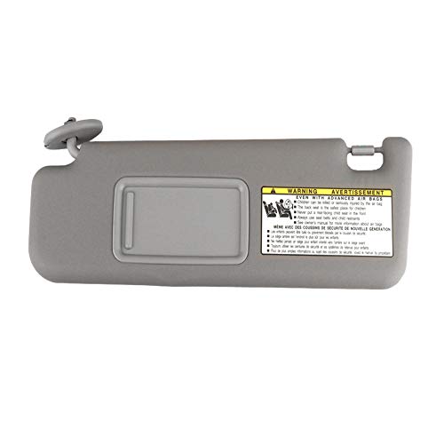 Dasbecan Gray Left Driver Side Sun Visor Compatible with Toyota 4Runner 2004-2008 Replaces# 74320-3D050 74320-3D050-B0