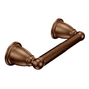 moen yb2208orb brantford double post spring-loaded toilet paper holder, oil rubbed bronze