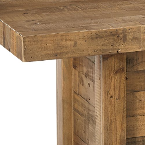 Signature Design by Ashley Sommerford Farmhouse Reclaimed Pine Wood Dining Table, Seats up to 6, Brown