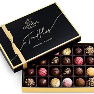 Godiva Chocolatier, Signature Truffles Assorted Chocolate Gift Box 24Ct, 1 ounces