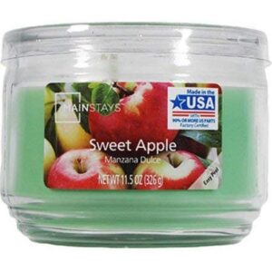 Mainstays 11.5oz Scented Candle, Sweet Apple 4-Pack