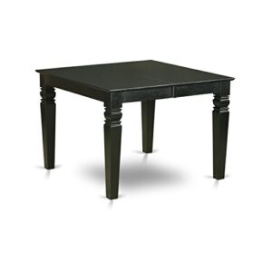 East West Furniture WECE7-BLK-21 Dining Set