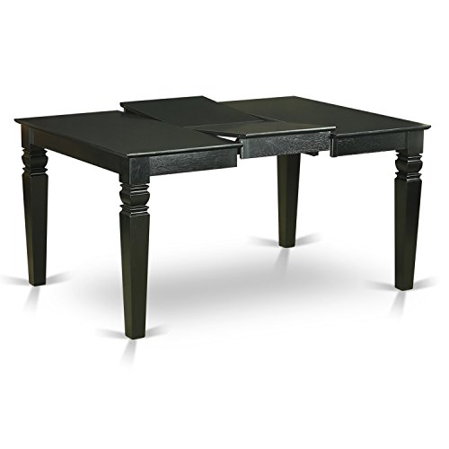 East West Furniture WECE7-BLK-21 Dining Set