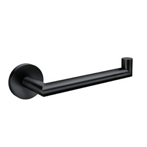 moen y5709bl arlys modern single post toilet paper holder, matte black