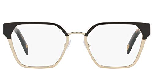 Prada PR 63WV Women's Eyeglasses Black/Pale Gold 53