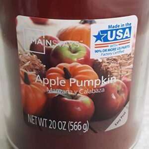 Mainstays 20 oz Candle, Apple Pumpkin