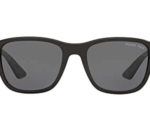 Sunglasses for Men's Prada Linea Rossa PS 1 US 1AB5Z1 Black