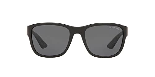 Sunglasses for Men's Prada Linea Rossa PS 1 US 1AB5Z1 Black