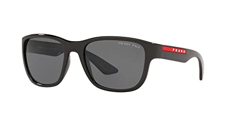 Sunglasses for Men's Prada Linea Rossa PS 1 US 1AB5Z1 Black