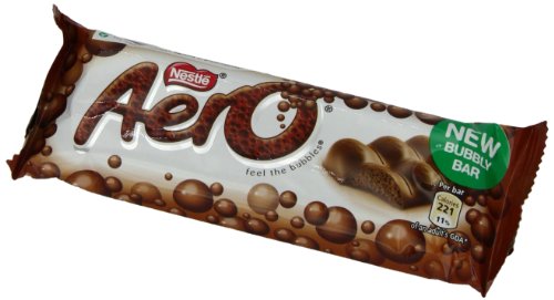 Nestle Aero Milk Chocolate Bar, (27 g) 1.4 Ounce (Pack of 12)