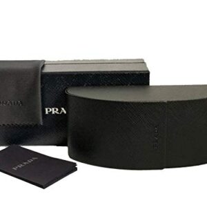 Prada PS01XS 1AB02G 59MM Black/Polarized Dark Grey Rectangle Sunglasses for Men + BUNDLE With Designer iWear Complimentary Eyewear Kit