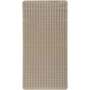 Mainstays Rubber Bath Mat - Taupe, 18 in. x 36 in,Taupe