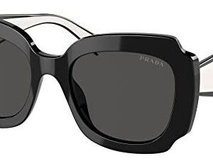 Prada PR 16YS Black/Dark Grey One Size