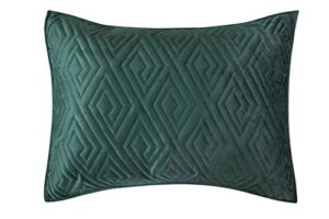 mainstay teal velvet sham king size 20″x 35″