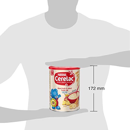 Nestle Cerelac Infant Cereal with Milk & Wheat mixed fruit, 35.27 Ounce