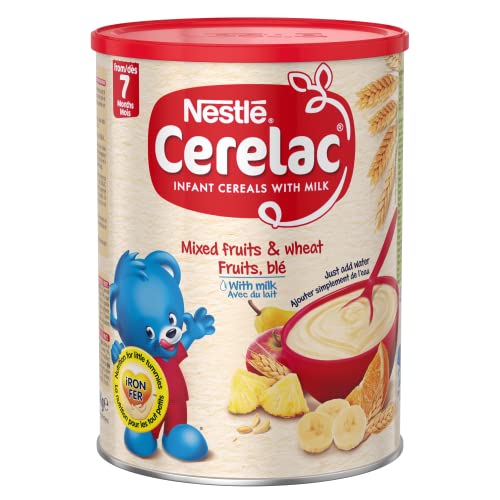 Nestle Cerelac Infant Cereal with Milk & Wheat mixed fruit, 35.27 Ounce