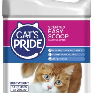 Cat's Pride Lightweight Clumping Cat Litter 10 Pounds, Easy Scoop