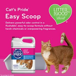 Cat's Pride Lightweight Clumping Cat Litter 10 Pounds, Easy Scoop