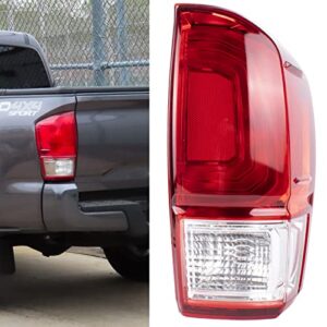 boine compatible with 2016 2017 2018 2019 2020 2021 toyota tacoma pickup right passenger side red tail light housing replace 81550-04170