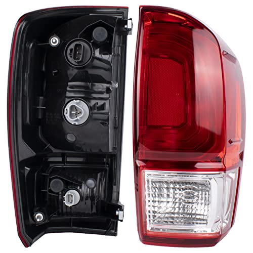 Boine Compatible With 2016 2017 2018 2019 2020 2021 Toyota Tacoma Pickup Right Passenger Side Red Tail Light Housing Replace 81550-04170