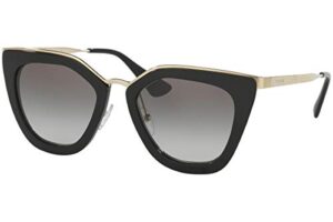 prada women’s 0pr 53ss black/grey gradient