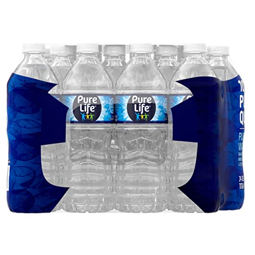 Nestle - Pure Life Purified Bottled Water, 16.9 Oz., 16.9 Fl Oz (Case of 24)