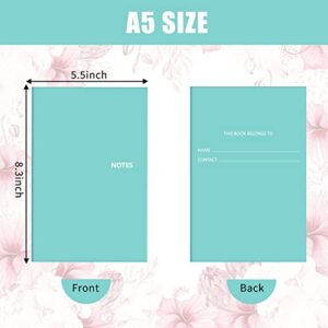 9 Pack Small Lined Pastel Journals Notebooks Set, A5 5.5 x 8.3inches 60 Pages, Simple Soft Cover Journal with Ruled Paper, Cute Aesthetic Writing Journals Bulk for Travel Dream Office School Diary