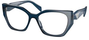 prada prada pr 18w blue 52/17/145 women eyewear frame